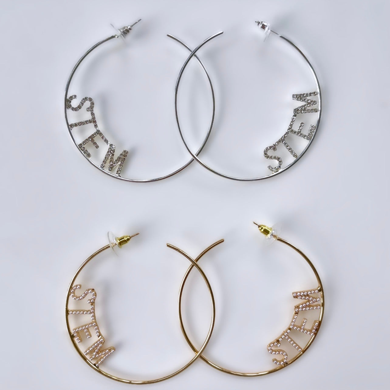 STEM Hoop Earrings – Coding Crystals